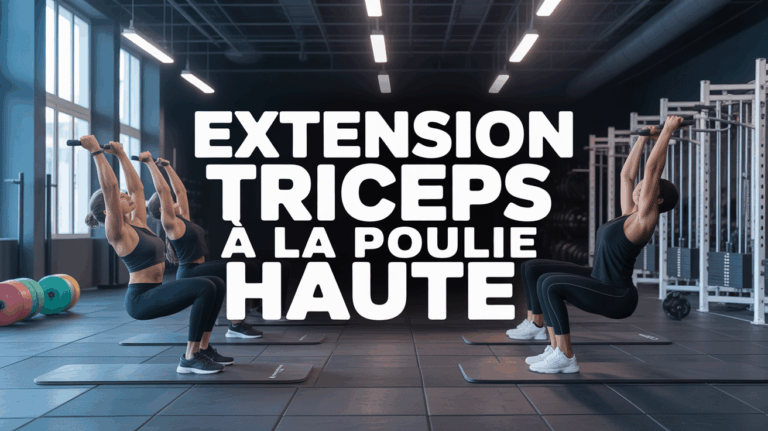 Triceps à la poulie haute : technique, variantes et conseils de progression