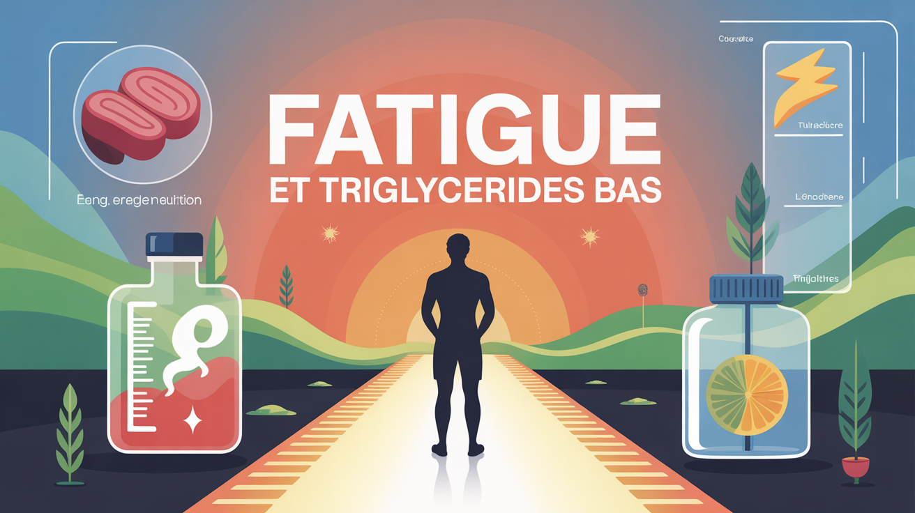 Triglycérides bas et fatigue chronique : comprendre le lien