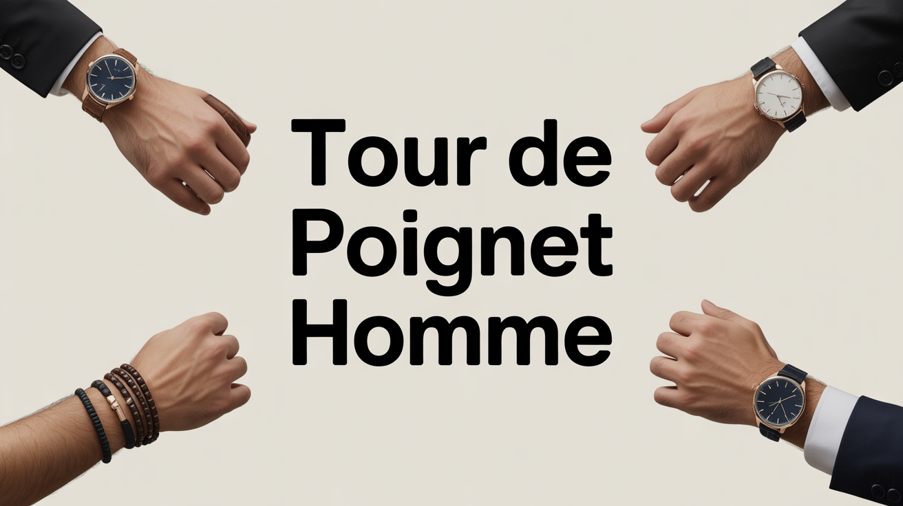 Tour de poignet moyen homme : repères, conseils et solutions